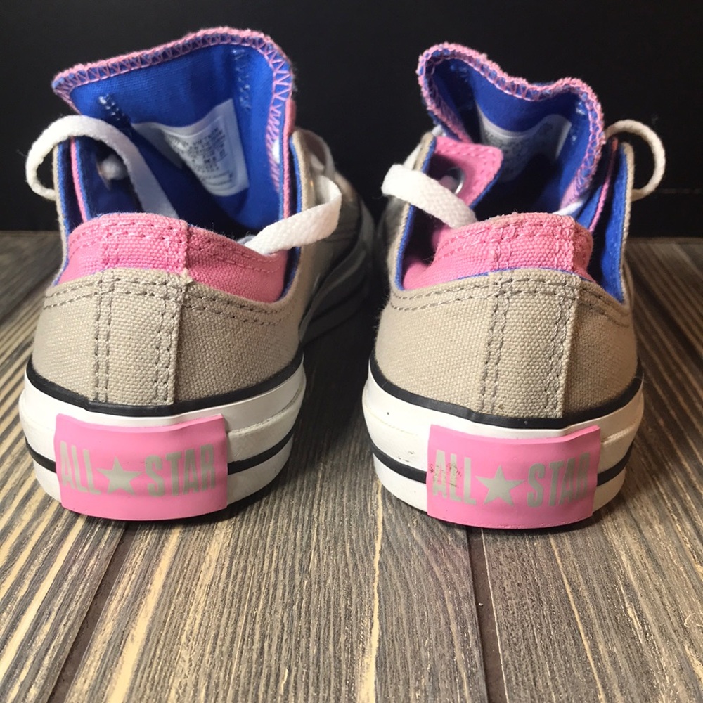 Converse Double-Upper Gray And Pink Sneakers - Gem